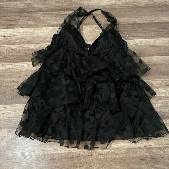 Rhonda Shear | Intimates & Sleepwear | Rhonda Shear Polka Dot Lingerie ...